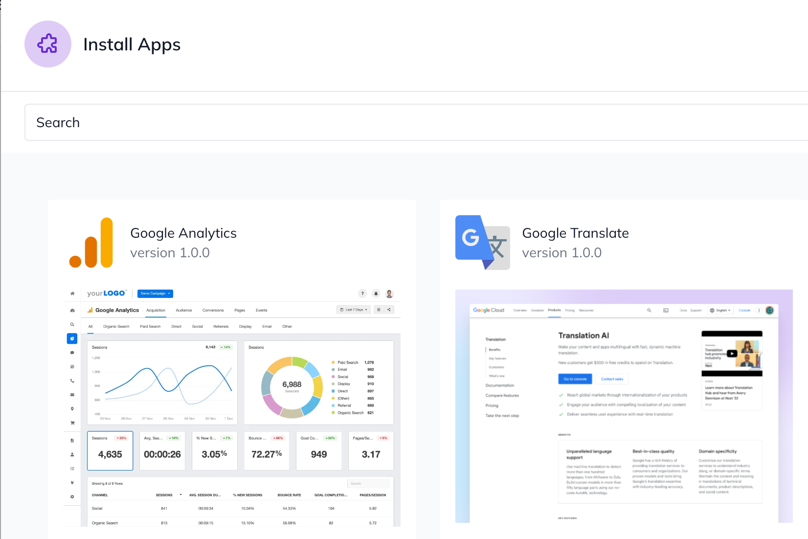 Google Analytics App For Agility | Agility Docs
