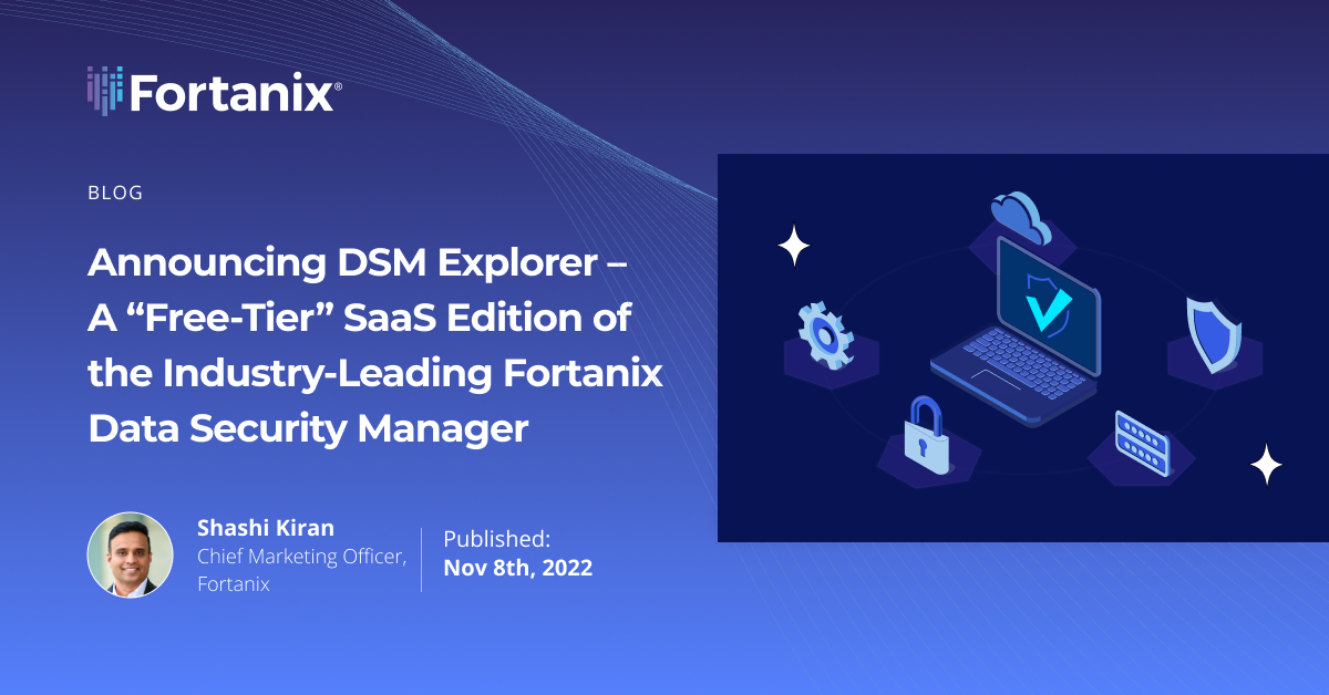 DSM Explorer – A “Free-Tier” SaaS Edition of the Industry | Fortanix