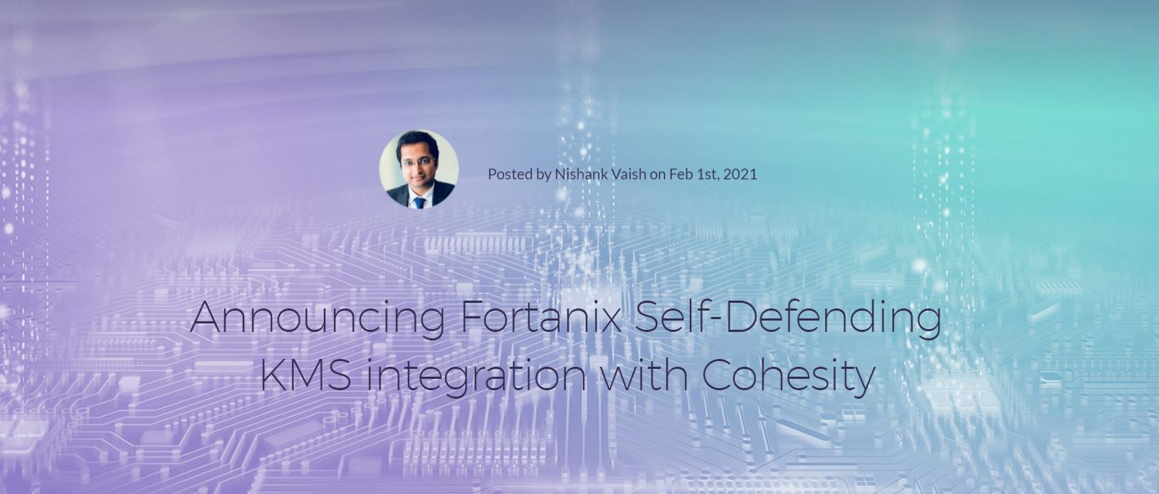 Data Security Manager integration with Cohesity | Fortanix