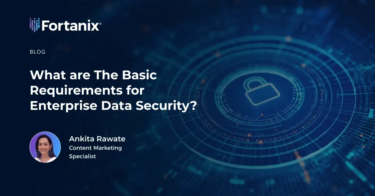 Basic Requirements for Enterprise Data Security | Fortanix