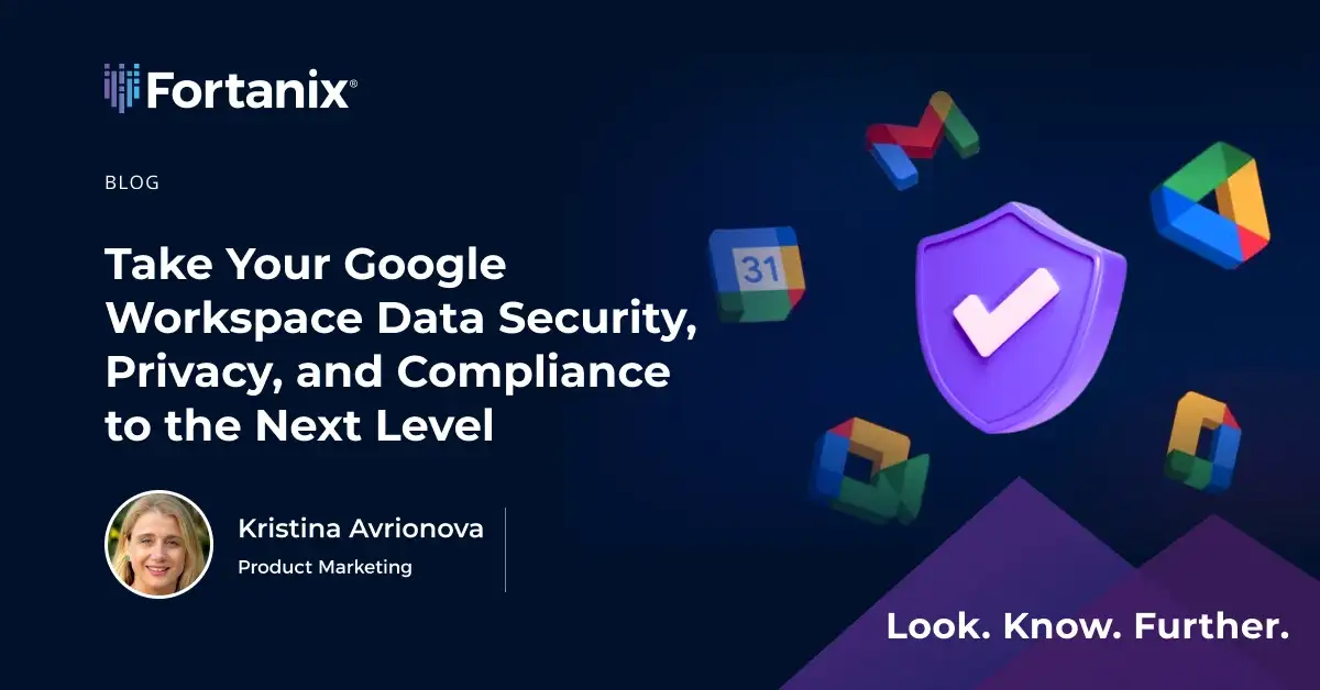Google Workspace Data Security, Privacy & Compliance | Fortanix