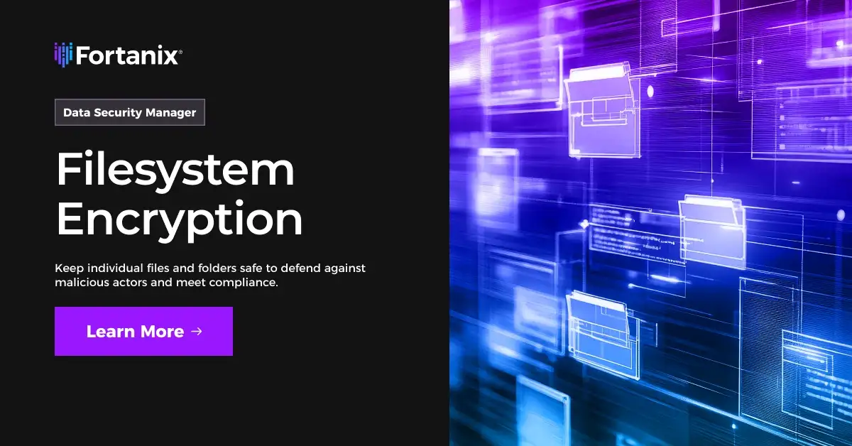 Filesystem Encryption | Fortanix