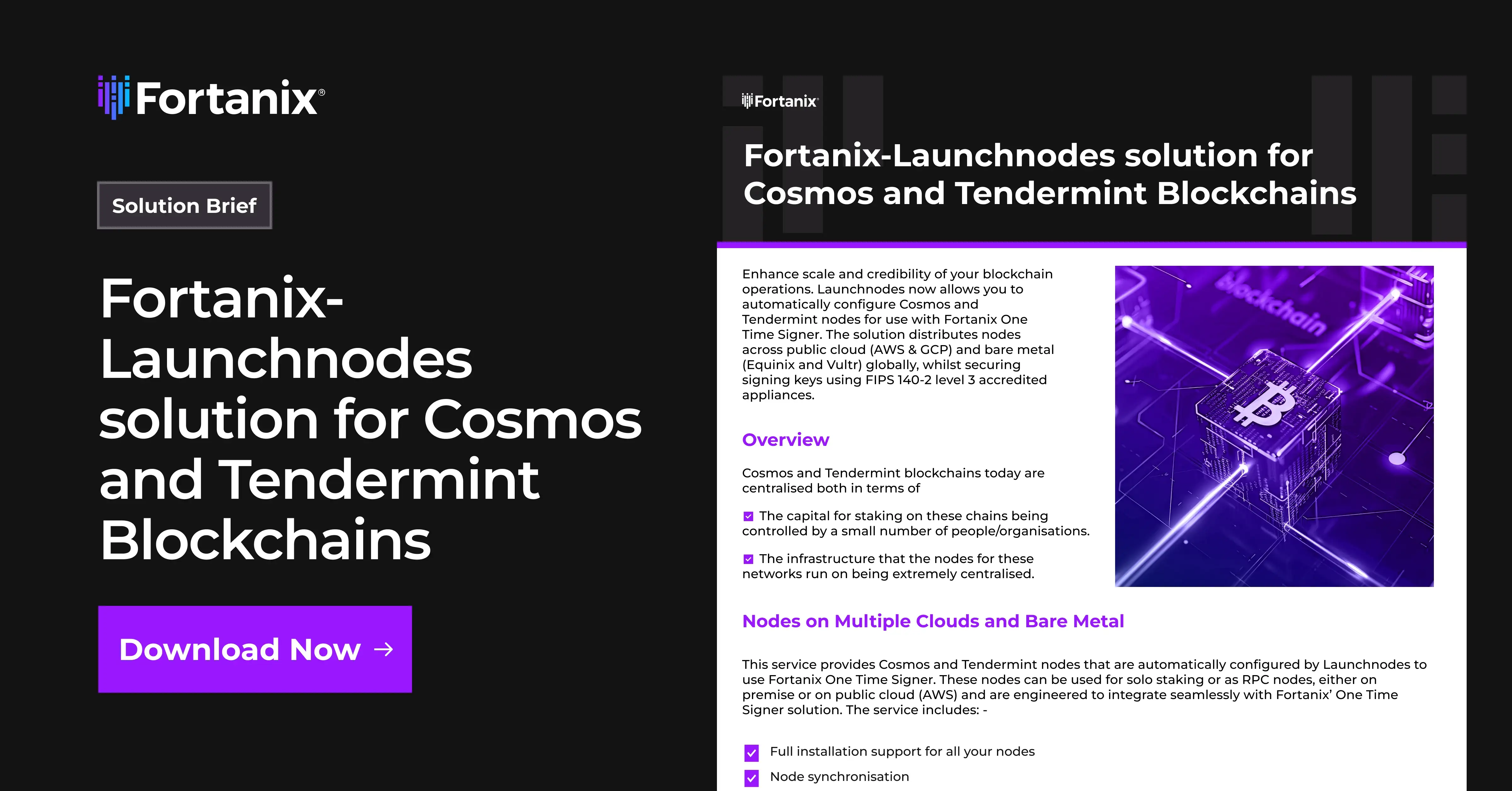 Launchnodes solution for Cosmos & Tendermint Blockchains | Fortanix