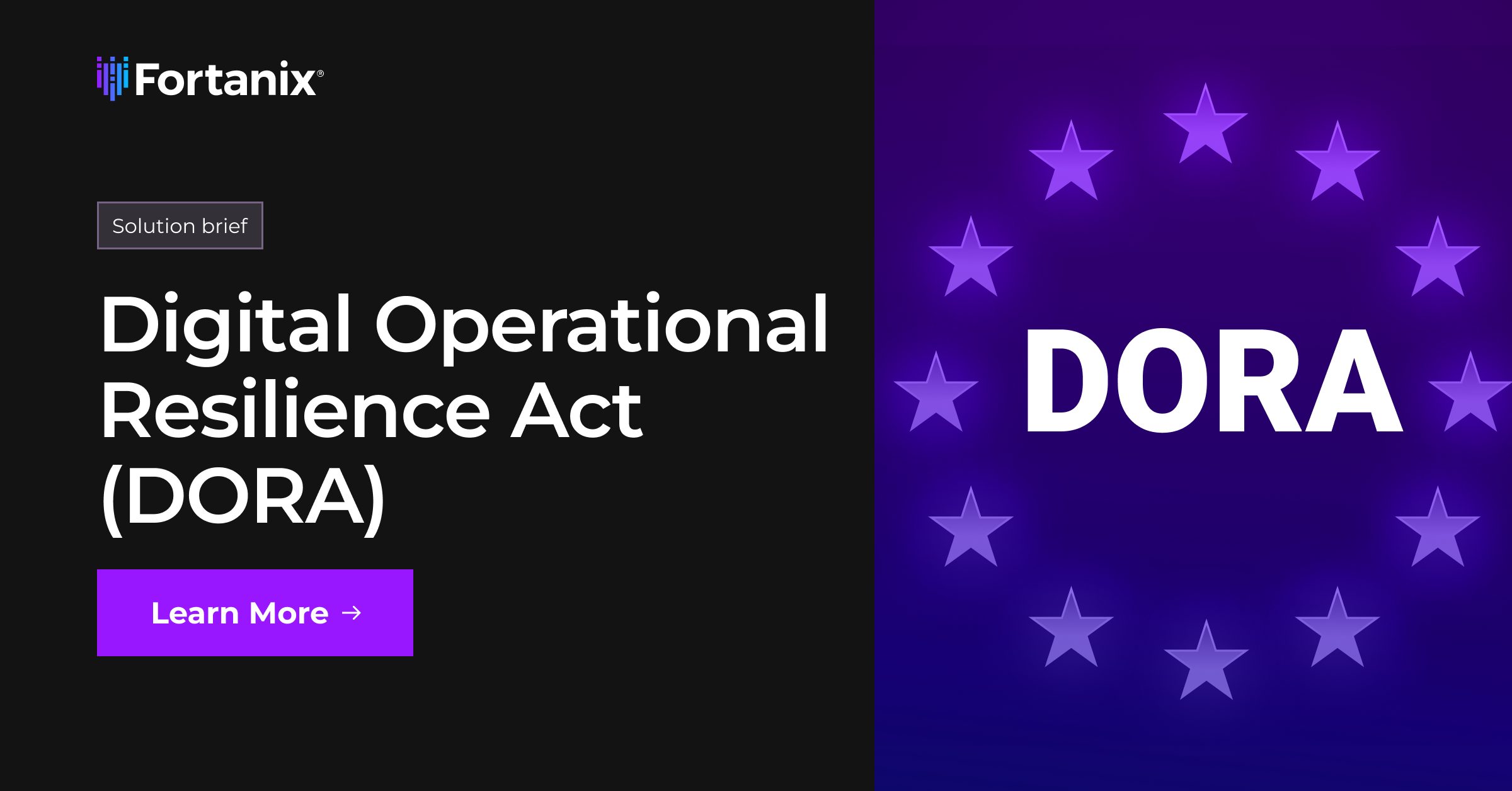 Digital Operational Resilience Act – DORA | Fortanix
