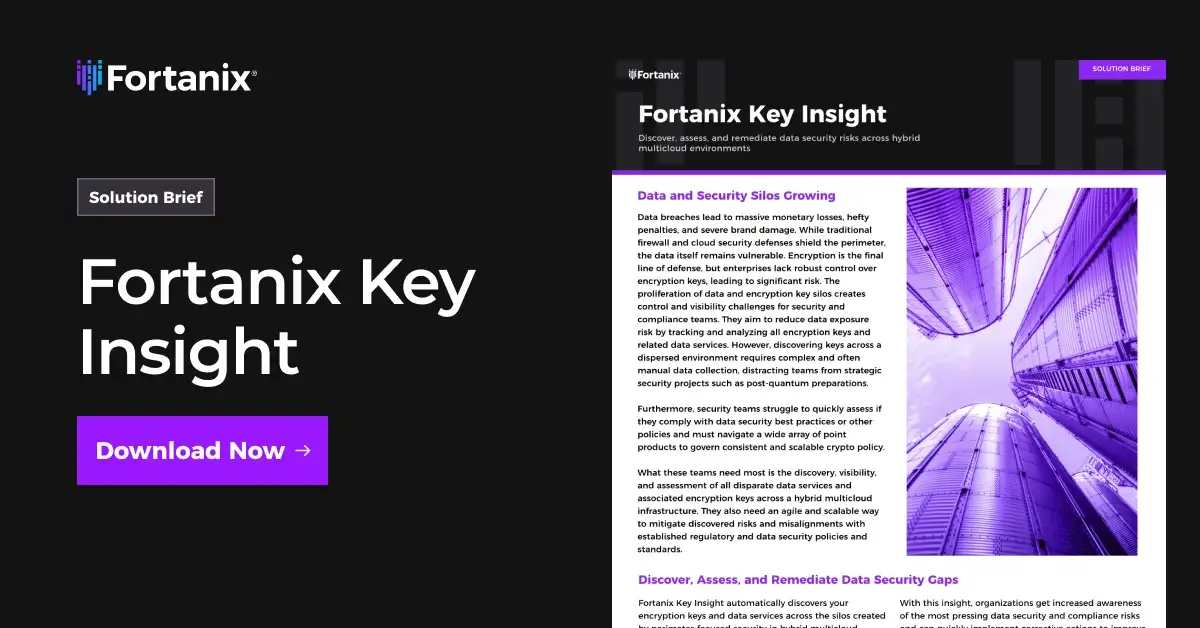 Fortanix Key Insight | Fortanix