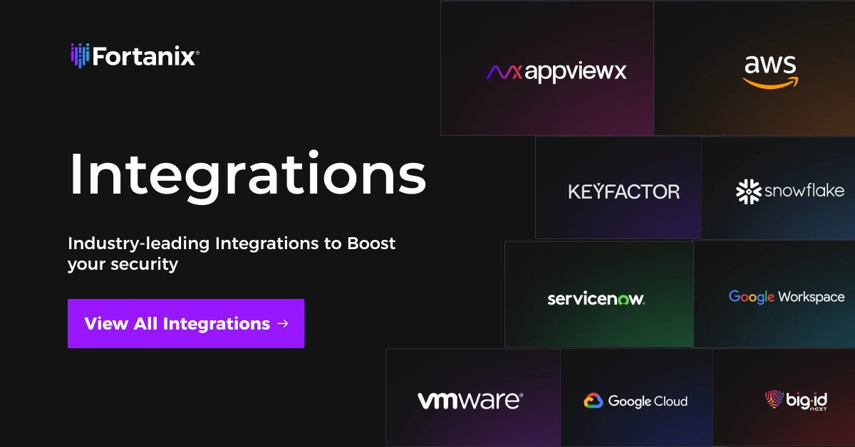 Data Security Solutions by Integration | Fortanix