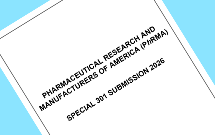 PhRMA Special 301 Submission 2026 | PhRMA