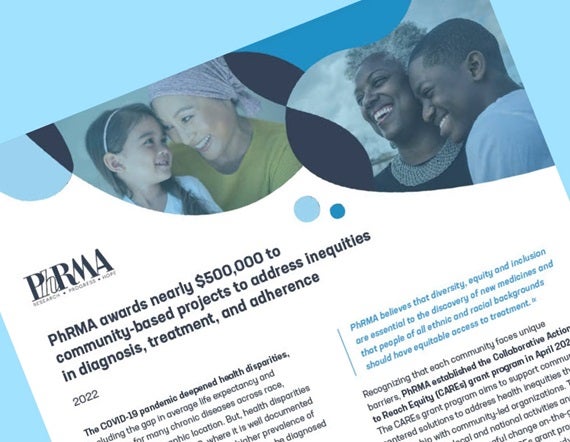 PhRMA Awards Nearly $500K to Community-based Projects to Address ...