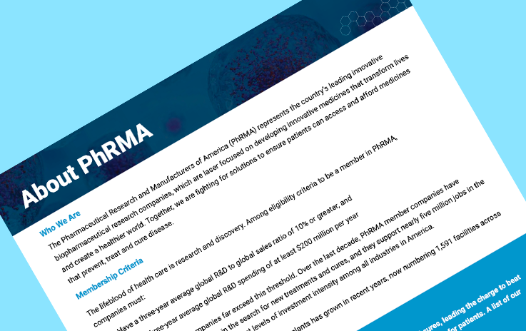 About PhRMA | PhRMA