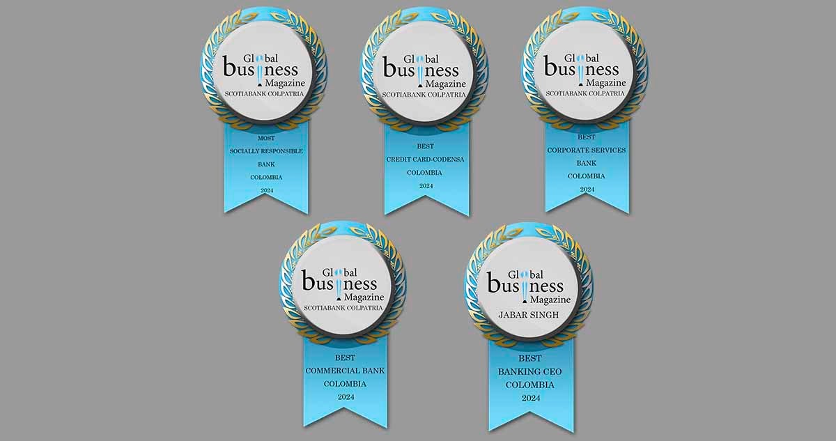 Scotiabank Colpatria recibe reconocimientos en los Global Business Magazine