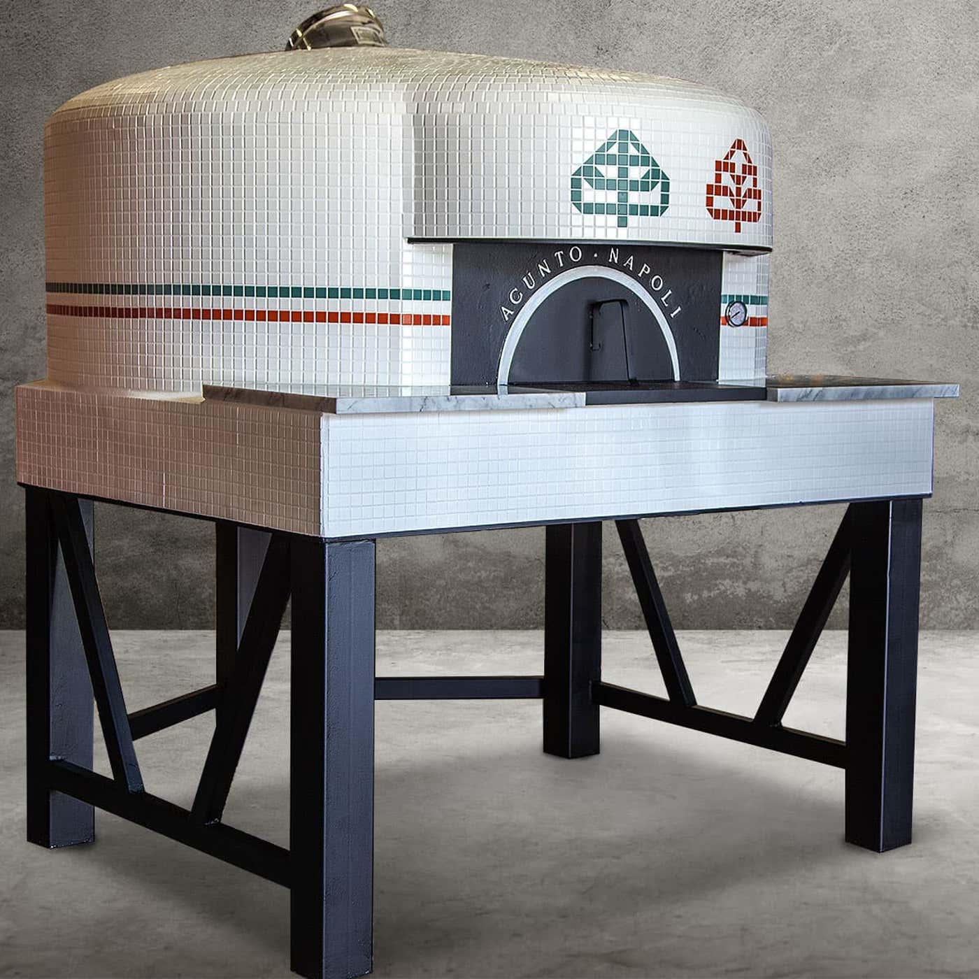 Acunto Neapolitan Oven with Custom Ceramic Tiles
